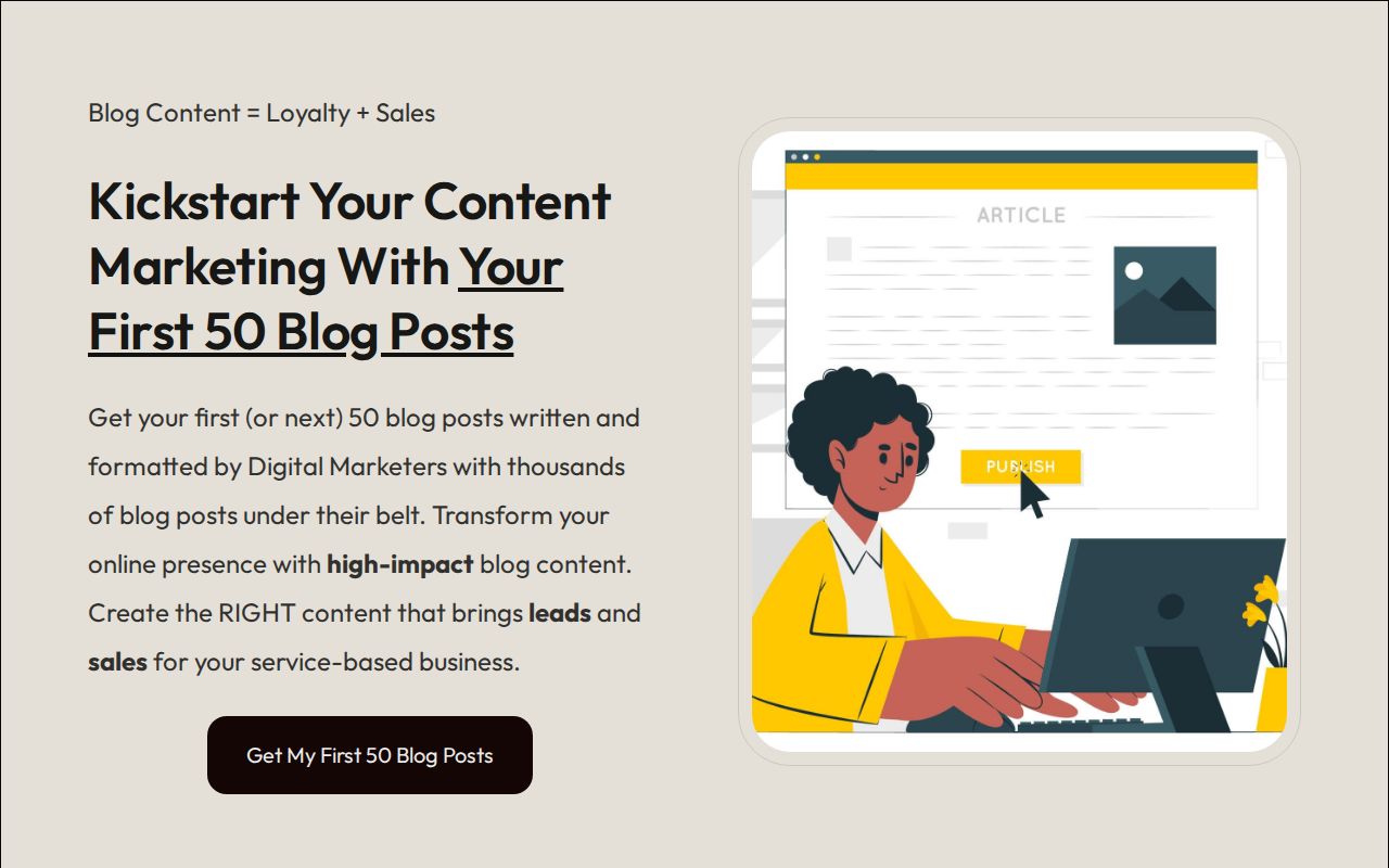 Your First 50 Blog Posts